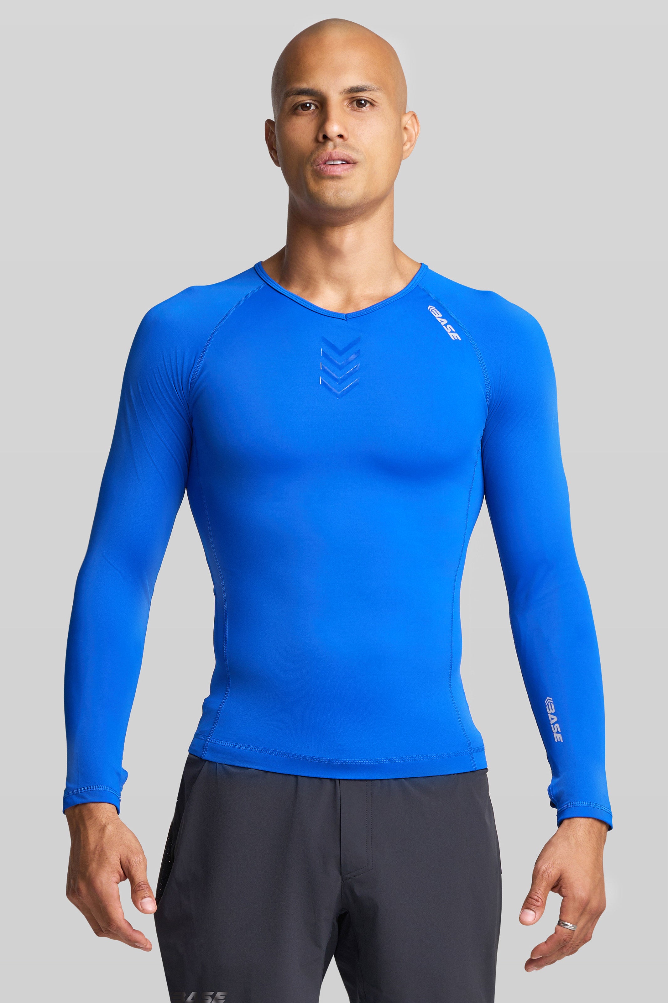 BASE Men's Long Sleeve Compression Tee - Royal – BASE Compression
