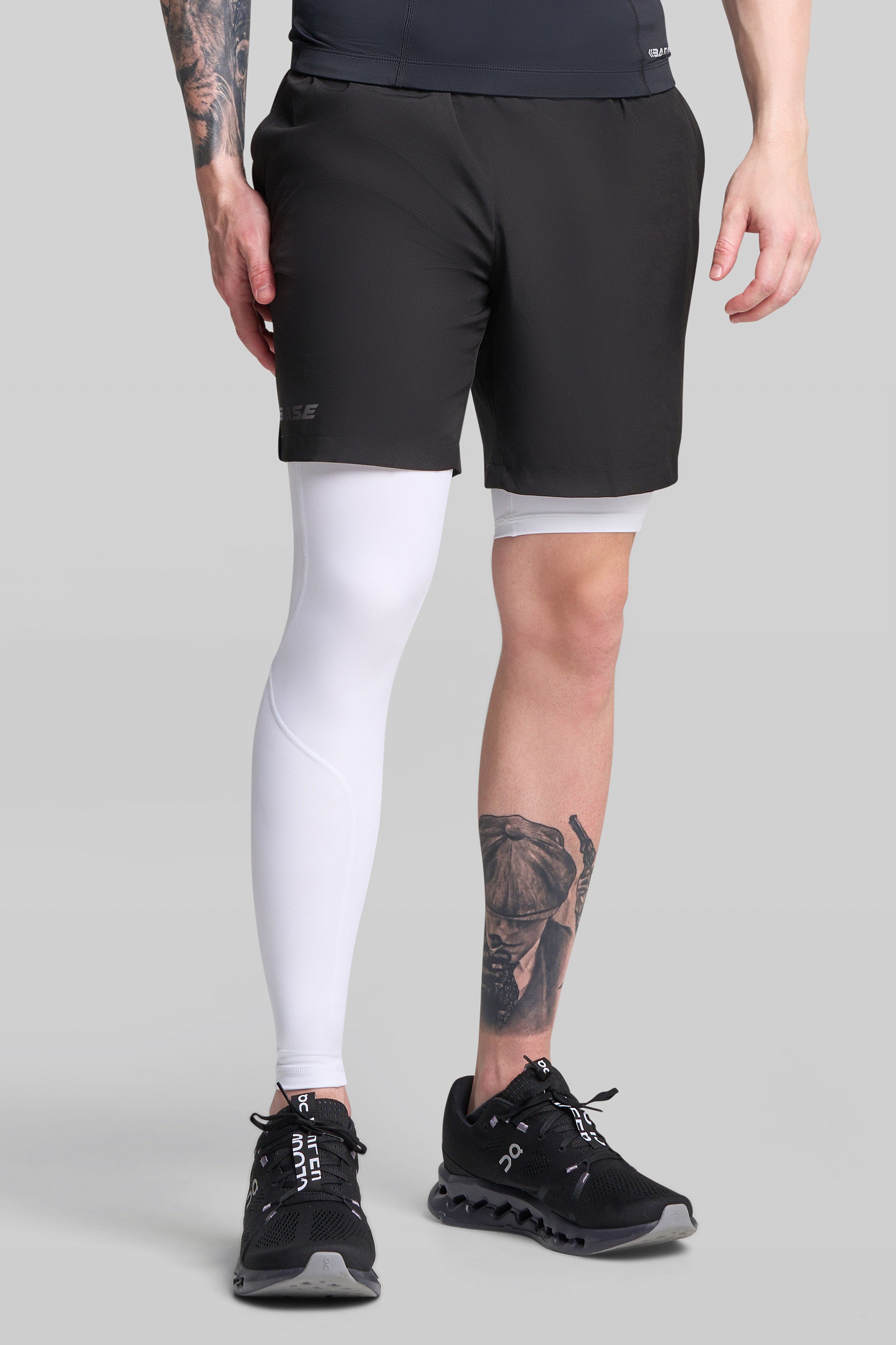 BASE Men's Adapted Compression Tights (Left leg short) - White – BASE ...