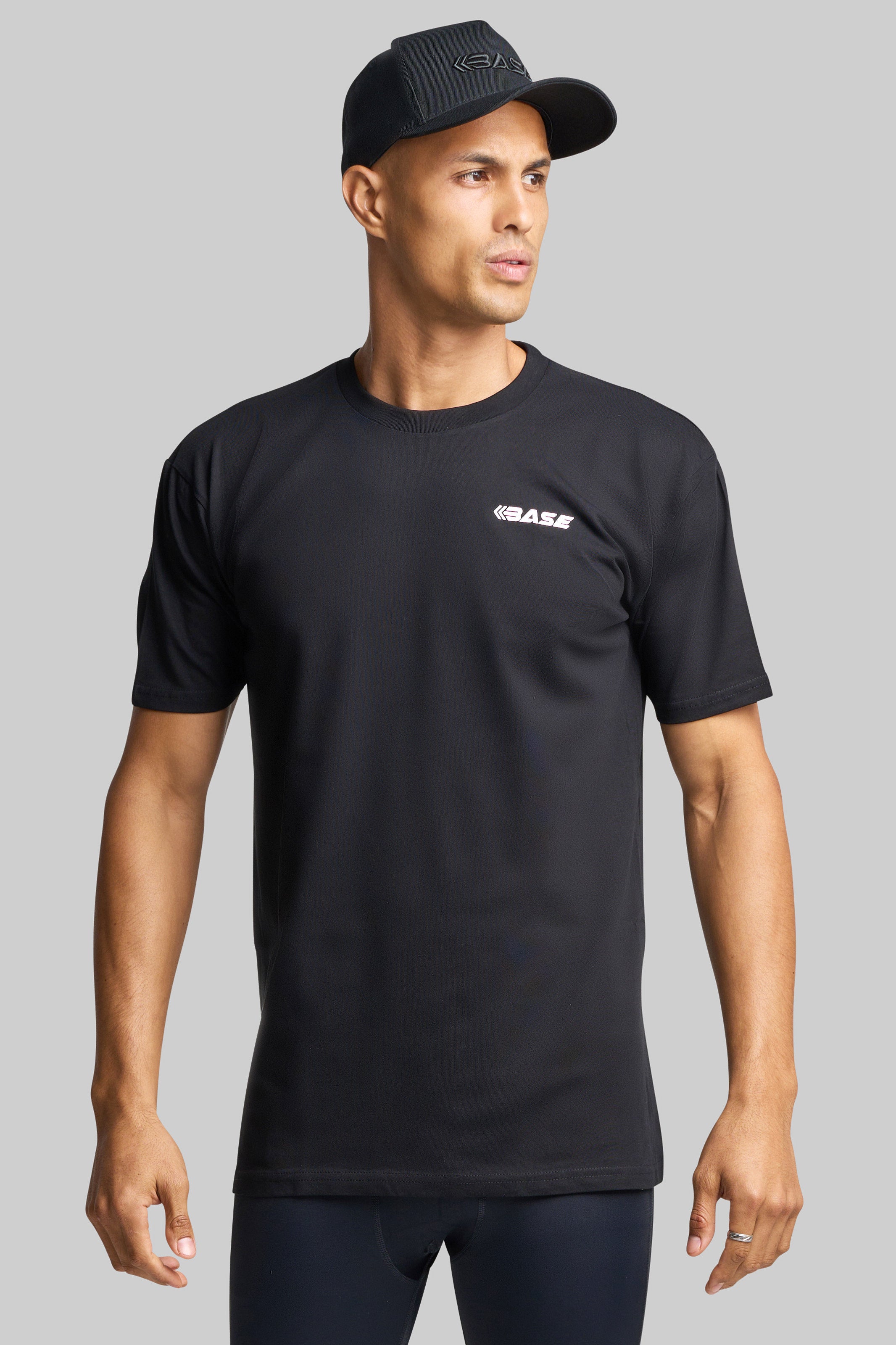 BASE Small Logo Tee - Black – BASE Compression