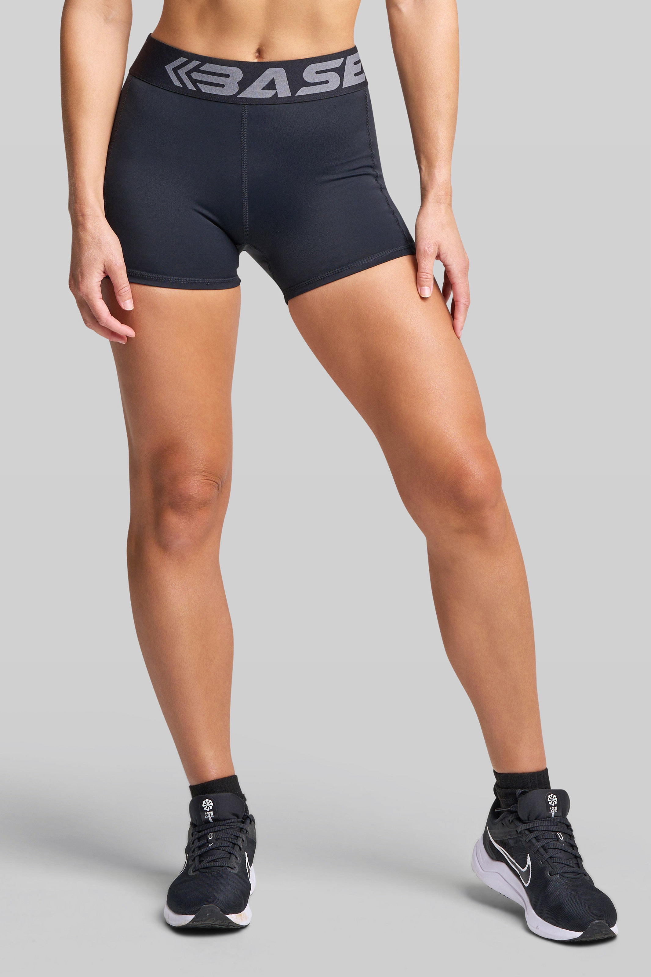 BASE Women's 3" Pro Training Shorts - Black – BASE Compression