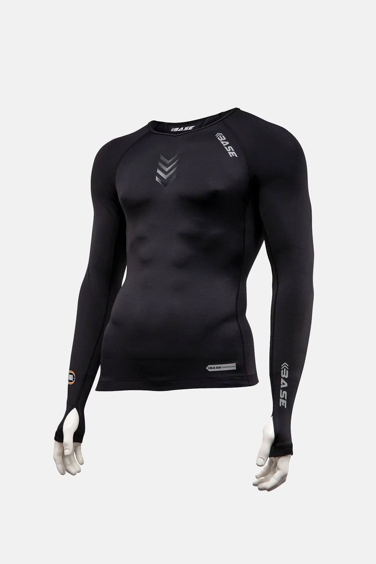 BASE + NBL Men's Long Sleeve Compression Tee - Black – BASE Compression